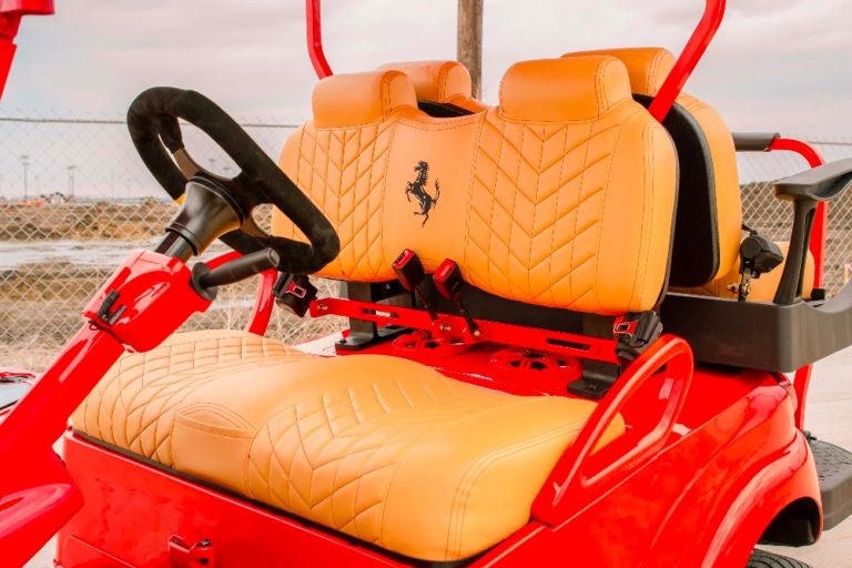This Ferrari Golf Cart will Definitely Speed Up Your Game | Golf Cart ...